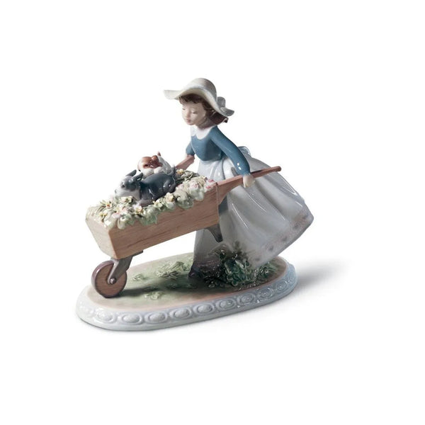 A Barrow Of Fun Girl Figurine (Lladro Special Order) – Gallery Gifts Online
