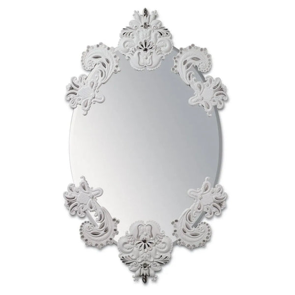 Oval Wall Mirror Without Frame - Silver Lustre (Limited Edition) (Llad ...